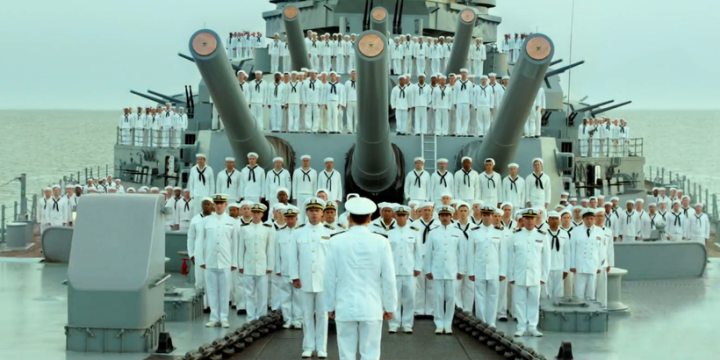 Watch the intense trailer for the new WWII epic filmed aboard the USS ...