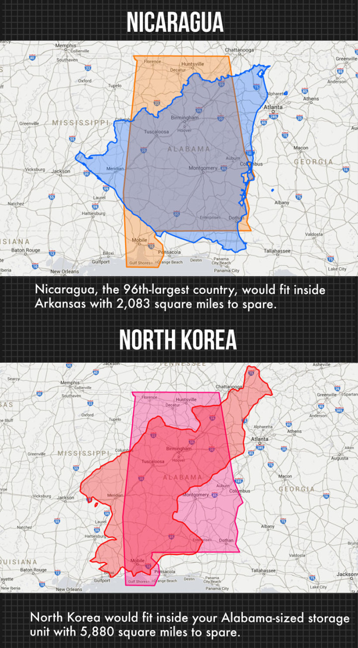 Here's how Alabama compares to countries all over the world ...