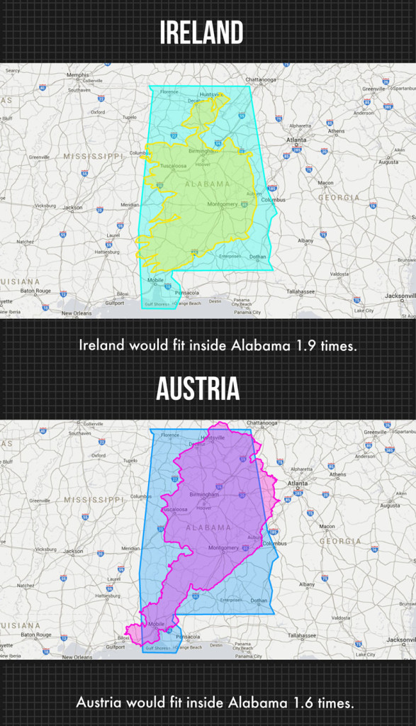 Here's how Alabama compares to countries all over the world ...