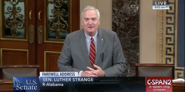 WATCH: Strange bids farewell in Senate address - Yellowhammer News