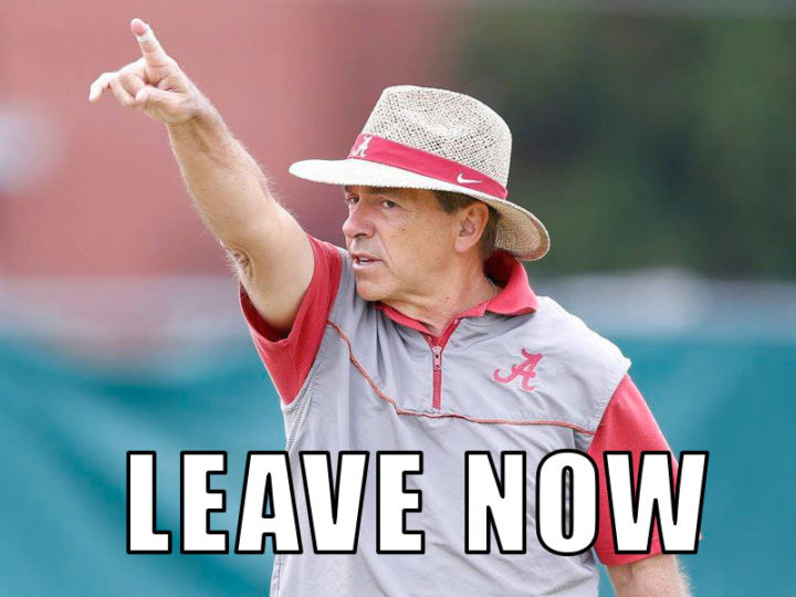 That time Nick Saban chewed me out at a press conference - Yellowhammer ...
