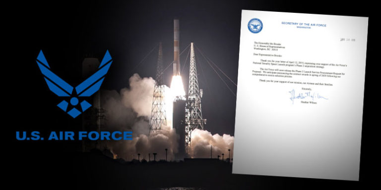 Brooks: Air Force decision on national security space launch program ...
