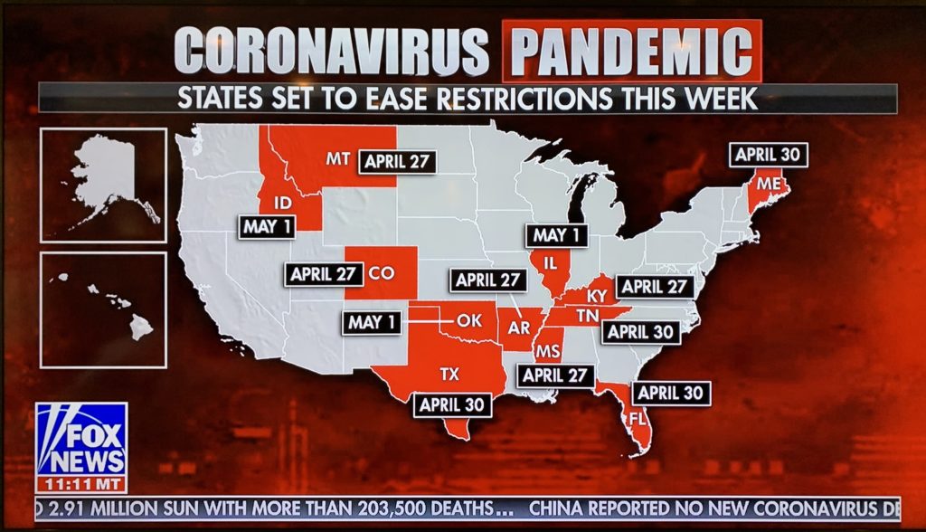 Map of states reopening fills out this week - Plus lockdown ...