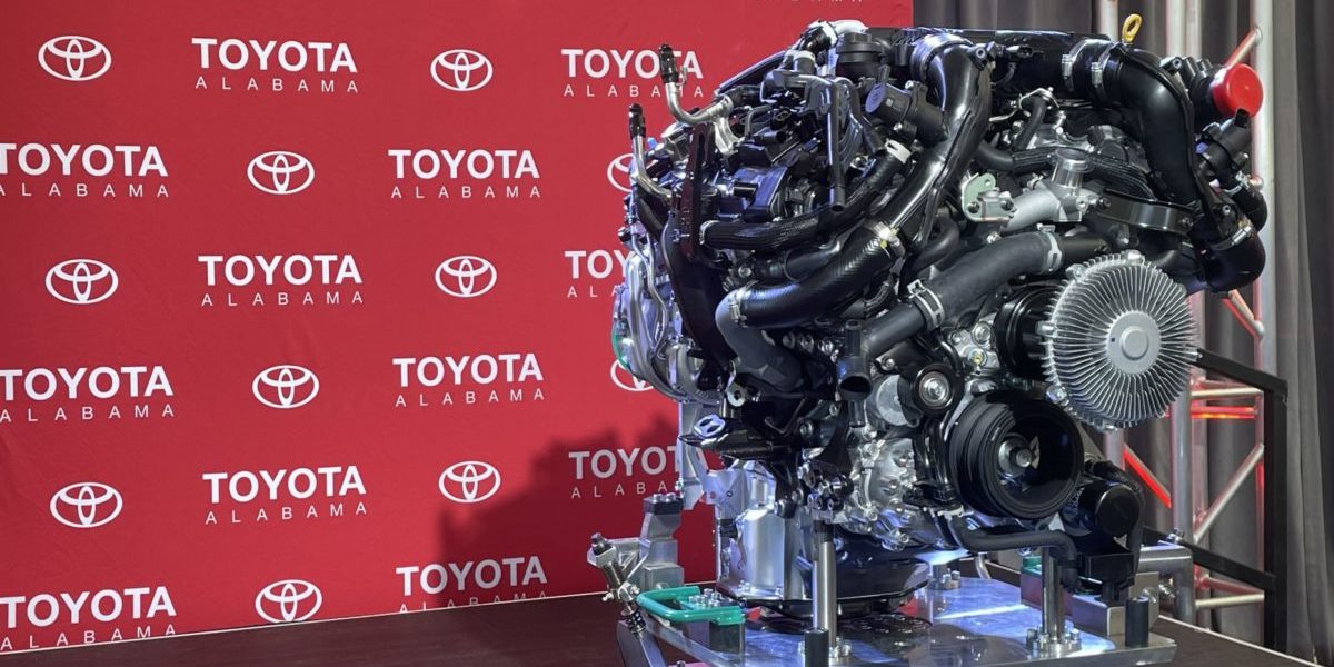 Toyota Alabama debuts twin-turbo V6 engine produced exclusively at ...