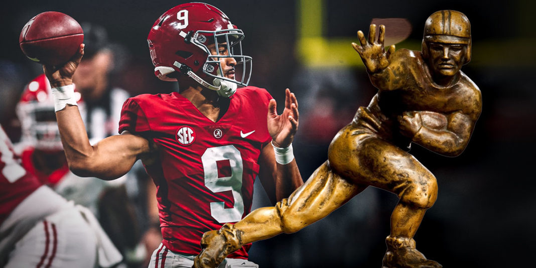 Bryce Young becomes first Alabama quarterback to claim Heisman Trophy ...