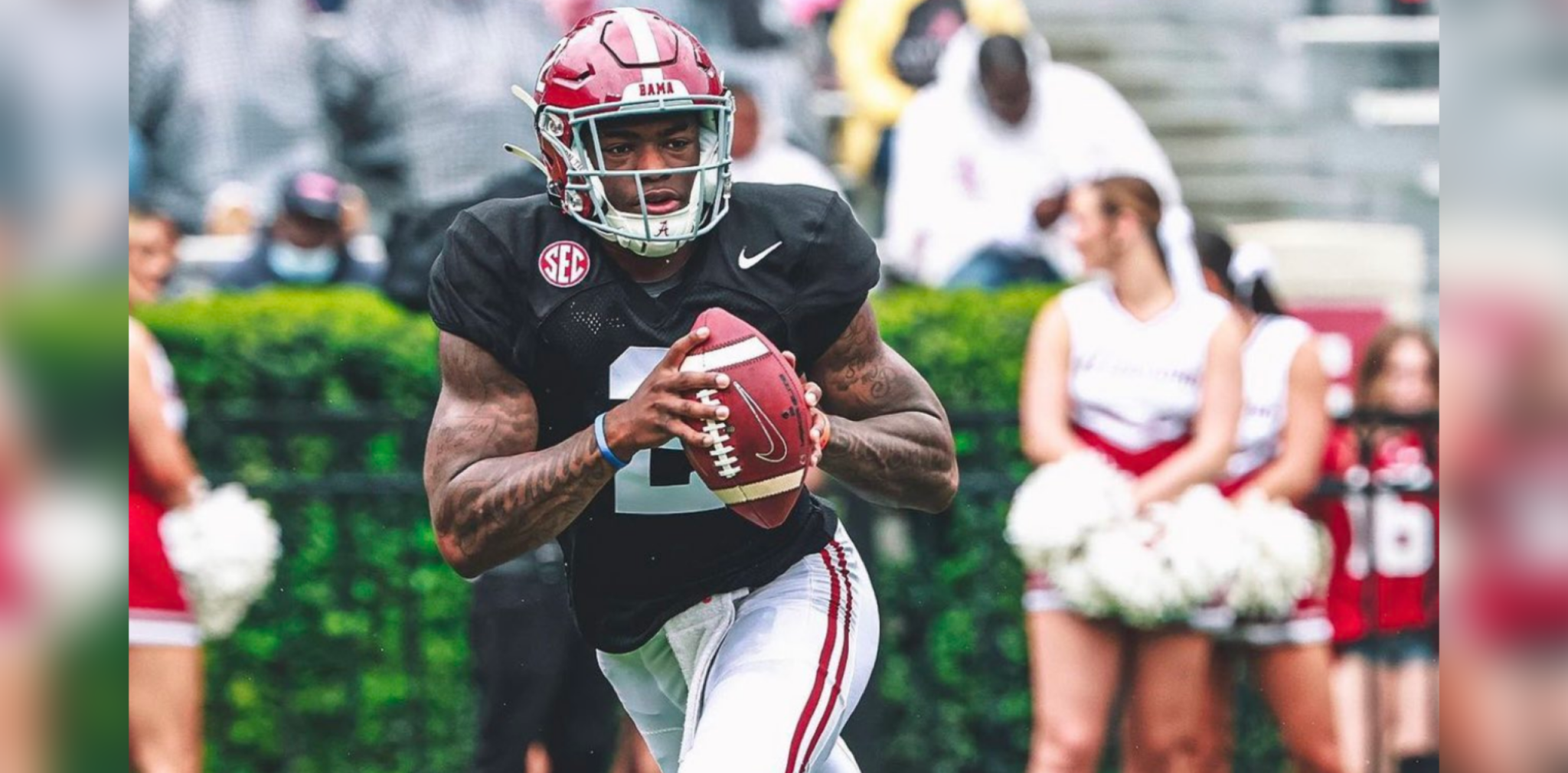 Milroe on stepping up for Bama: 'First thing was talk to God ...