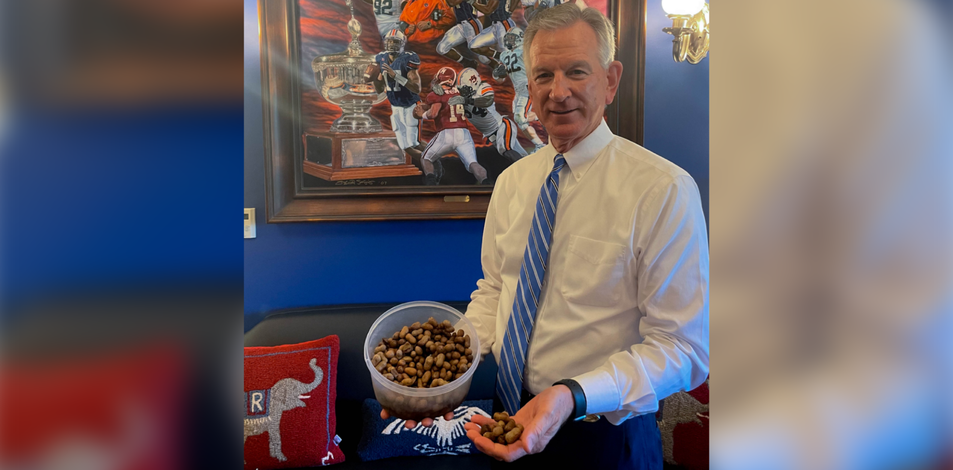 Tuberville marks National Peanut Day by advocating for Alabama farmers