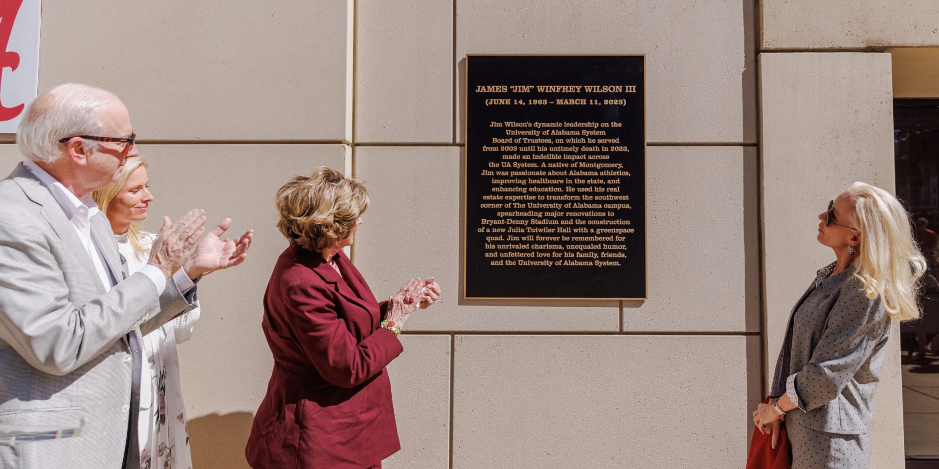 Tribute to Jim Wilson III installed at Bryant-Denny Stadium – 'big ...