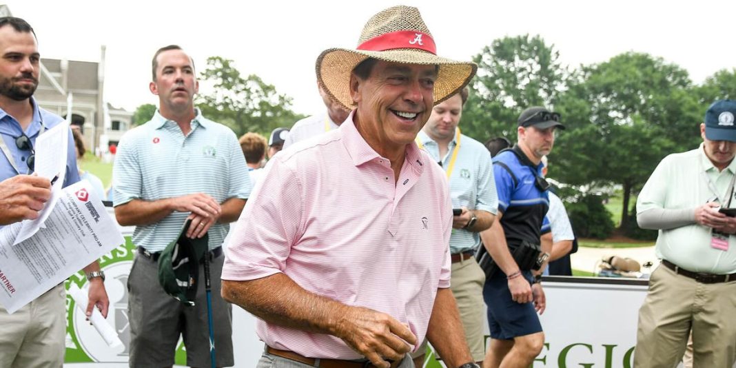 Nick Saban laughs off comeback rumor, jokes Greg McElroy would've ...