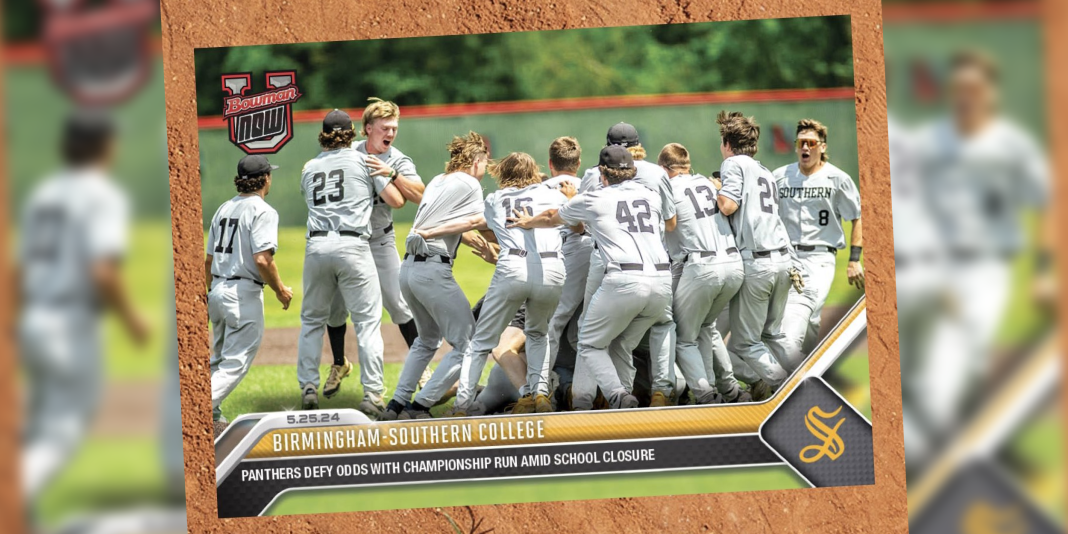 Topps publishes official Birmingham-Southern baseball trading card ...