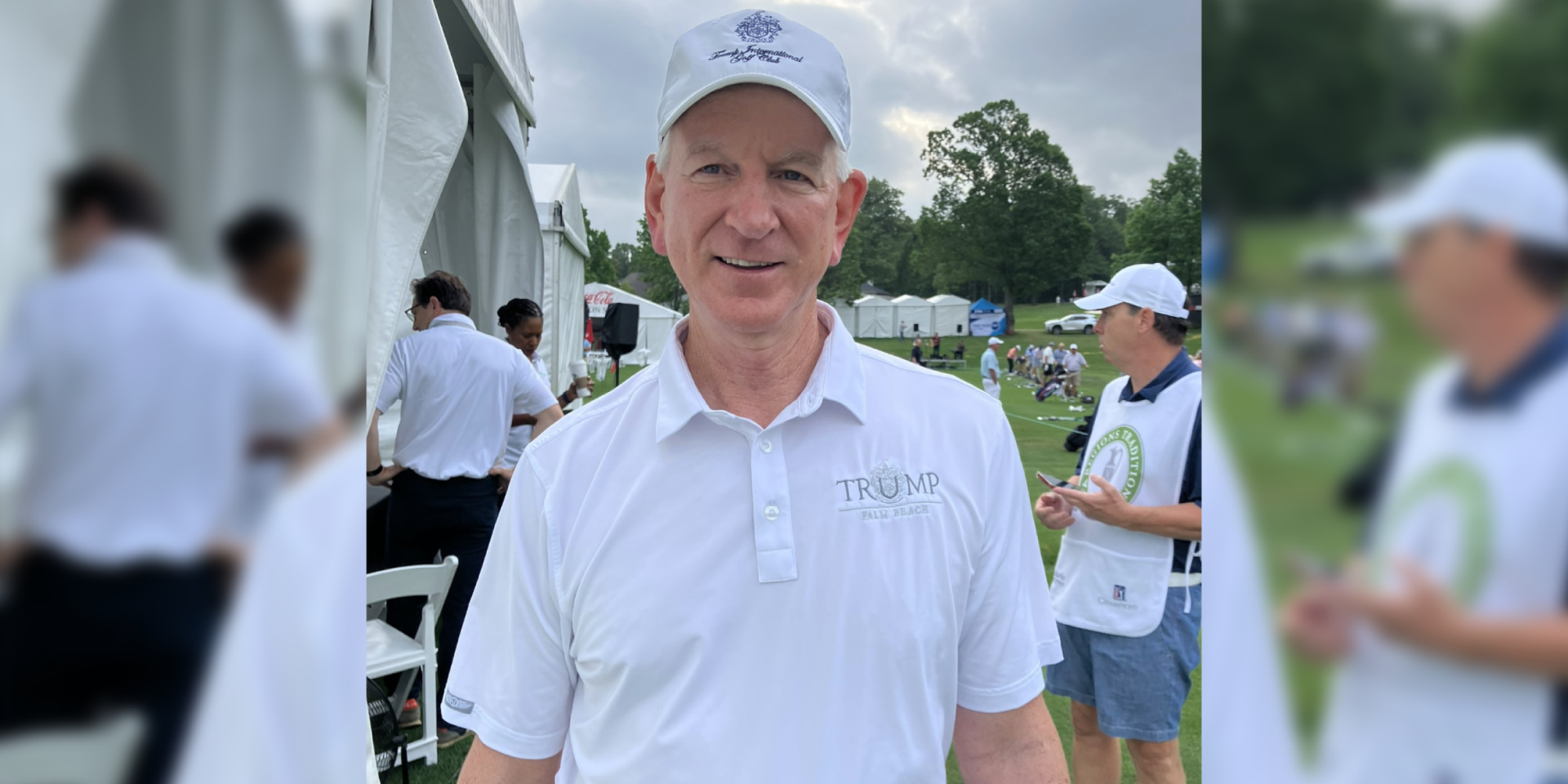 Tommy Tuberville dons Trump National gear at Regions Pro-Am ...