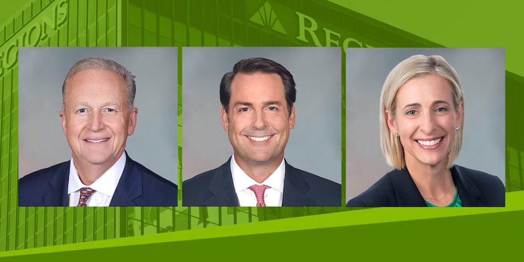 43-year Regions Bank executive announces retirement, successors share ...