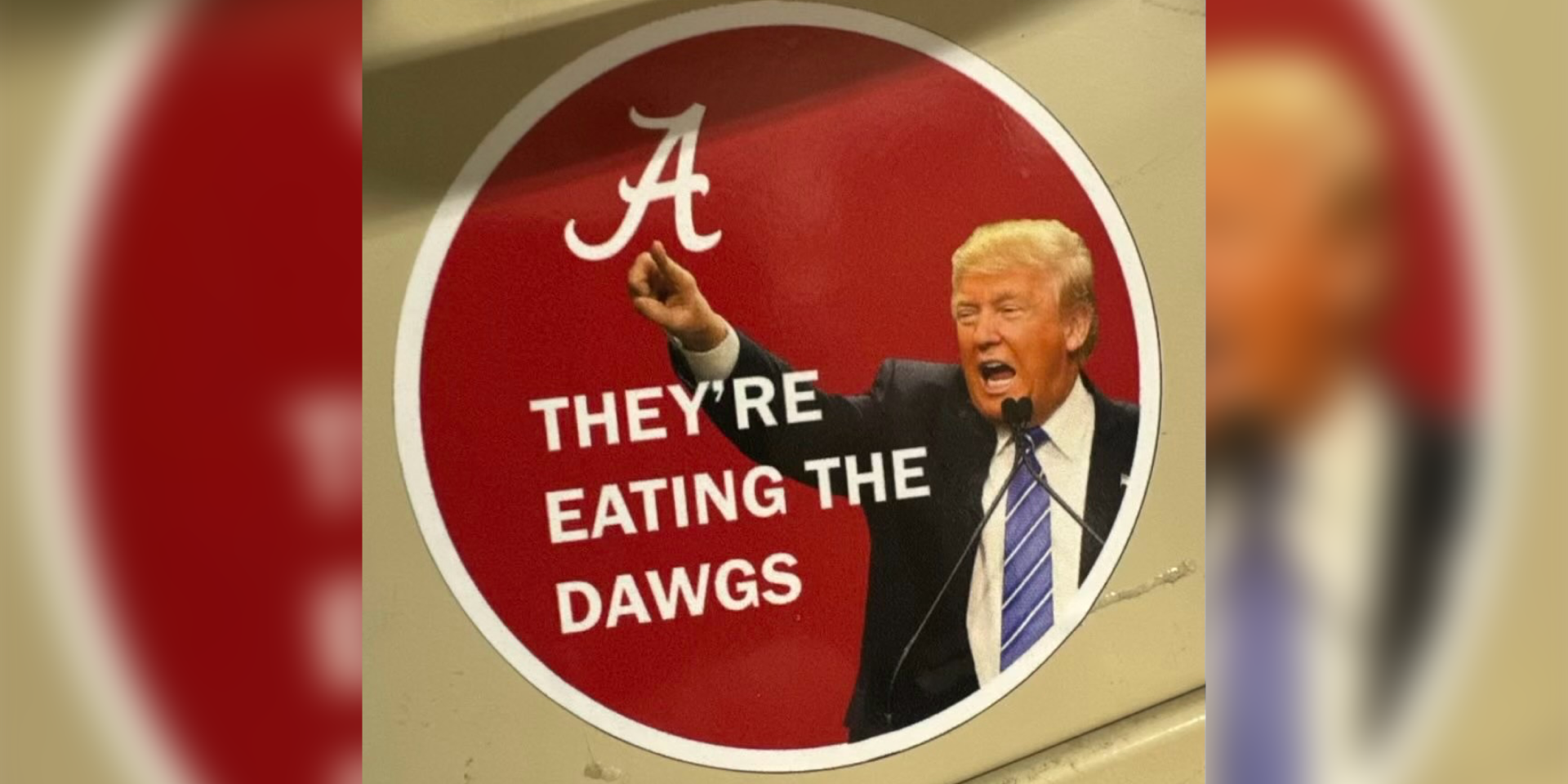 'They're eating the Dawgs': Hilarious sticker circulating in Tuscaloosa ...