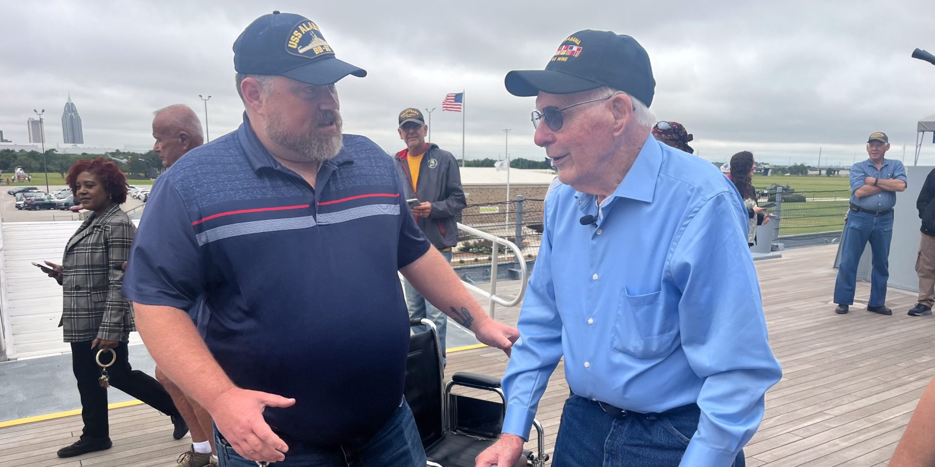 USS Alabama welcomes back 99-year-old WWII veteran for emotional ...
