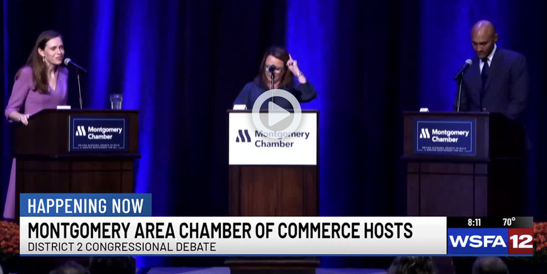 Dobson, Figures square off in first debate for Alabama's 2nd ...
