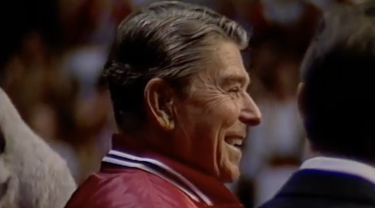 40 years ago today: Reagan visits the University of Alabama campus for ...