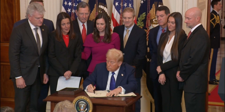 'An incredible first step': Trump signs Senator Britt's Laken Riley Act ...