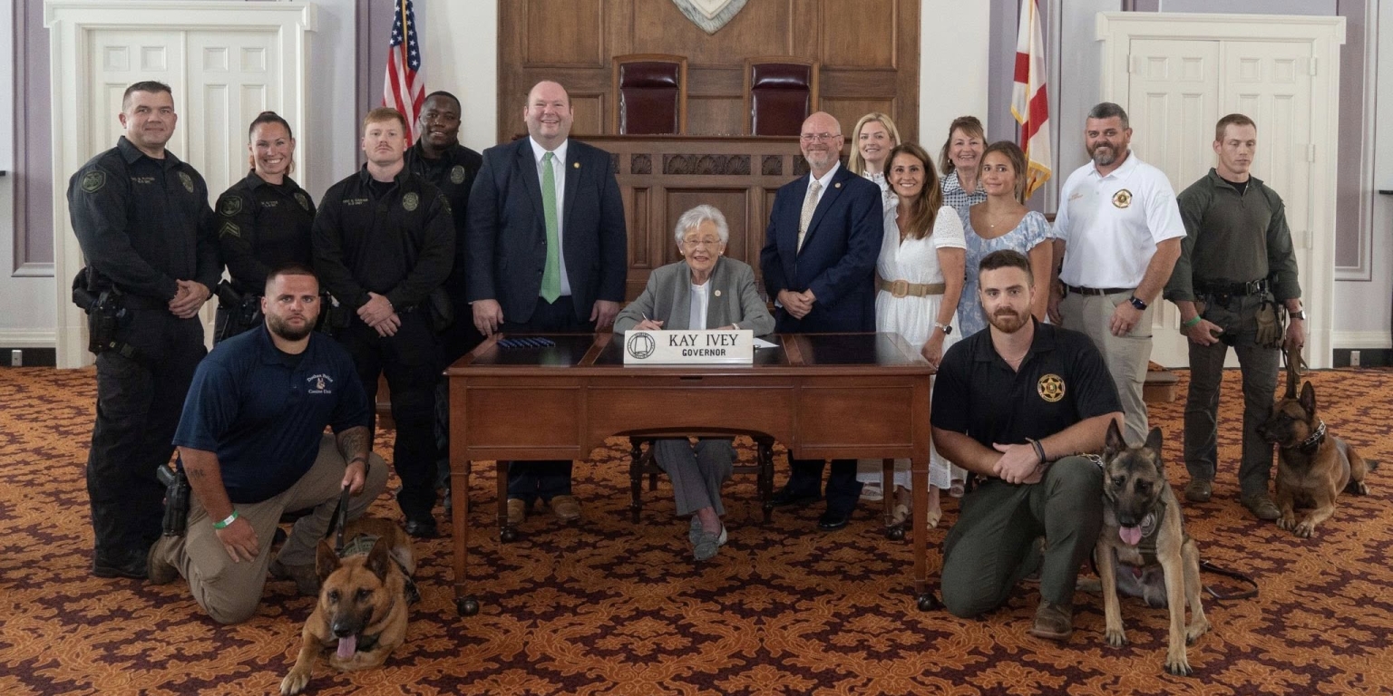 Governor Ivey signs Lakyn Canine Act into law, expanding emergency care ...