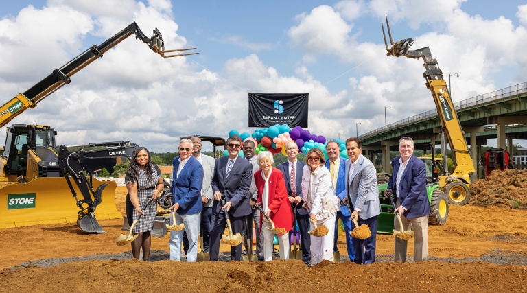 Nick and Terry Saban break ground on The Saban Center, a new education ...