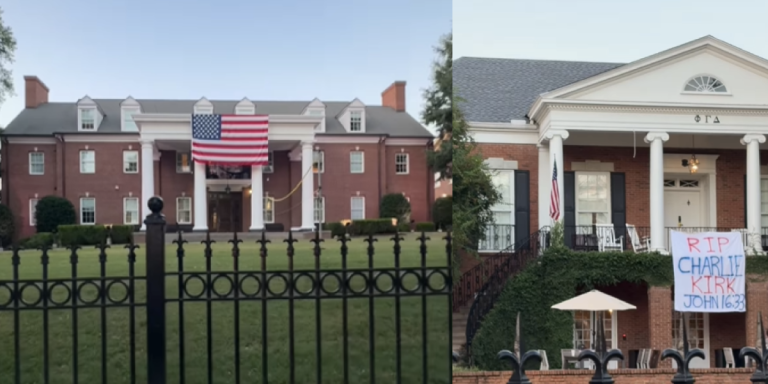 Watch: University of Alabama fraternities honor Charlie Kirk ...