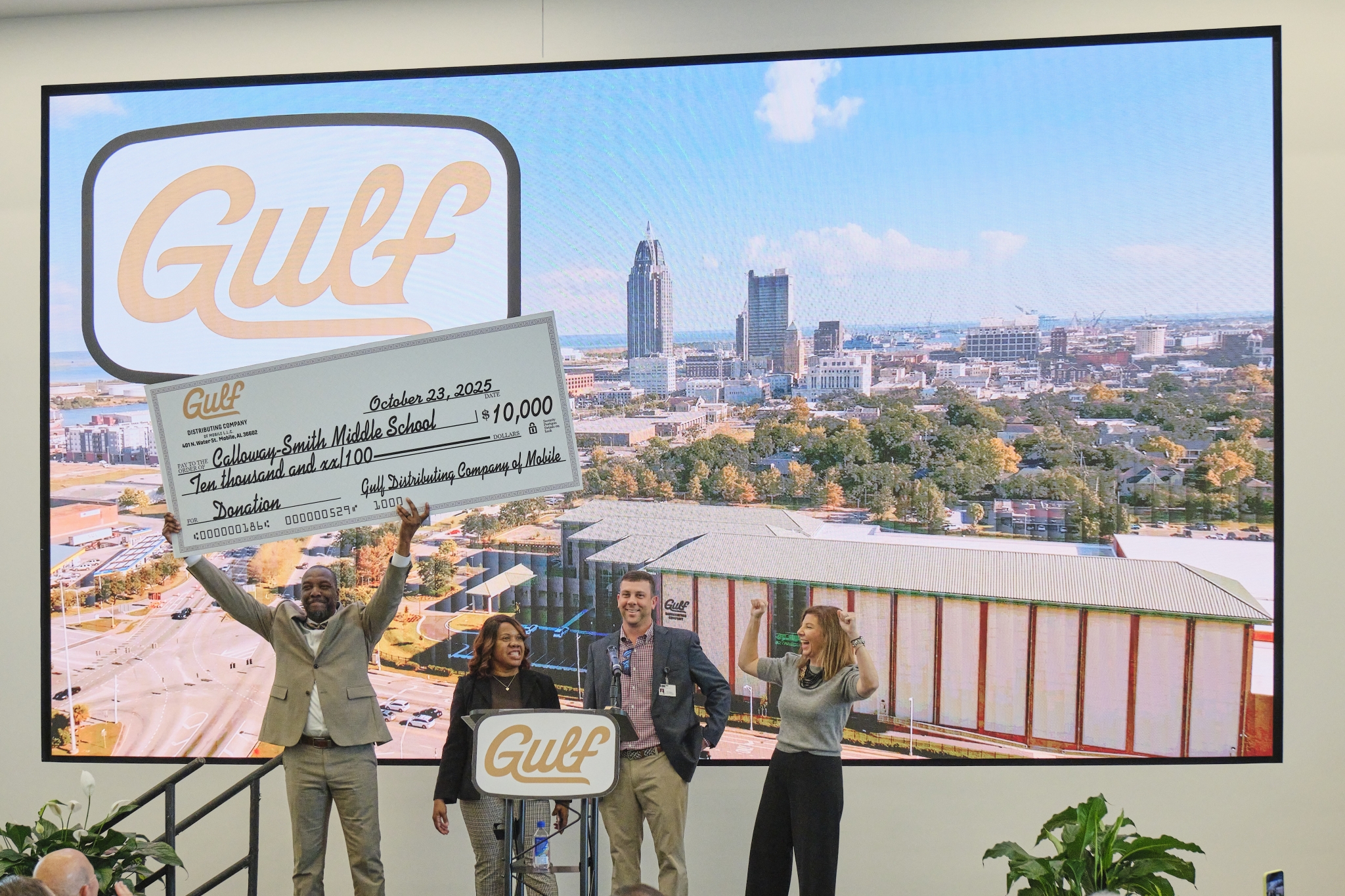Gulf Distributing opens new $60 million headquarters in downtown Mobile ...