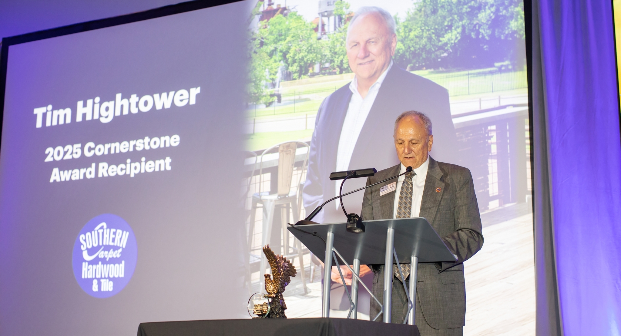 ABC of Alabama presents Tim Hightower with Cornerstone Award at ...