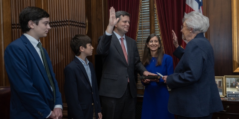 Governor Ivey swears in Will Parker as Alabama Supreme Court Justice to ...