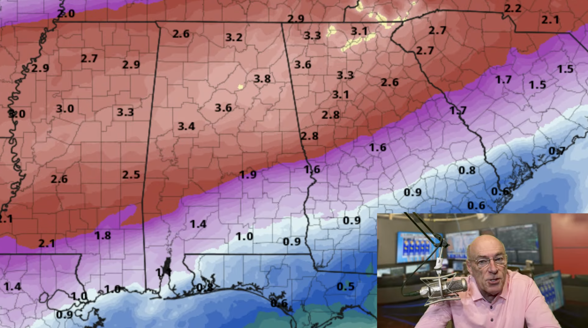 James Spann: Eyes on the weekend winter weather situation for Alabama ...