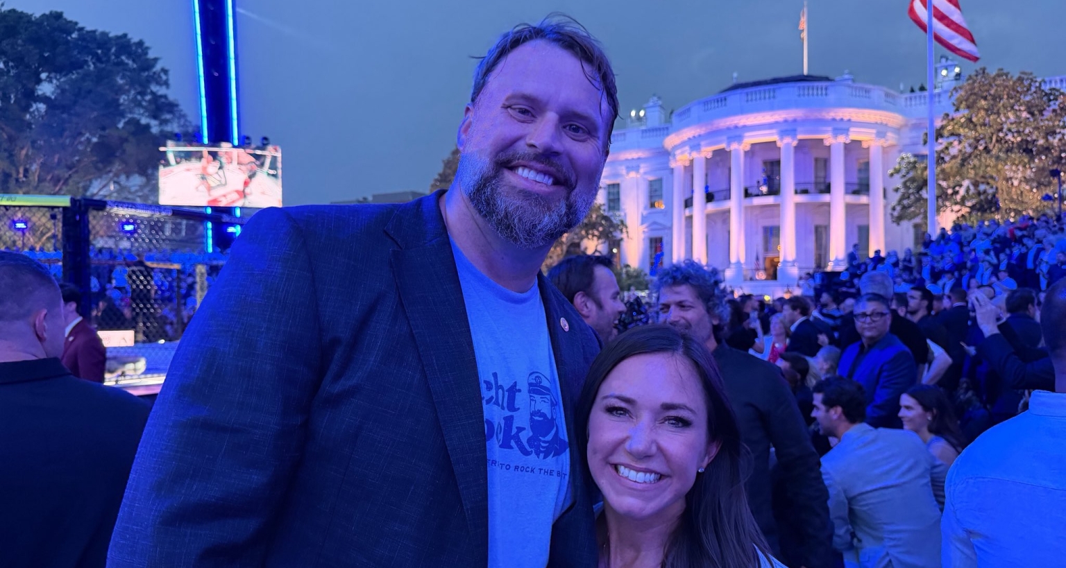 'It was epic': Britt recaps UFC Freedom 250 night at the White House ...